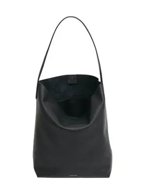 MANSUR GAVRIEL Mansur Gavriel Maxi Everyday Cabas Leather Tote Black
