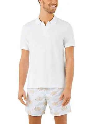 Vilebrequin Cotton Regular Fit Polo Shirt - White