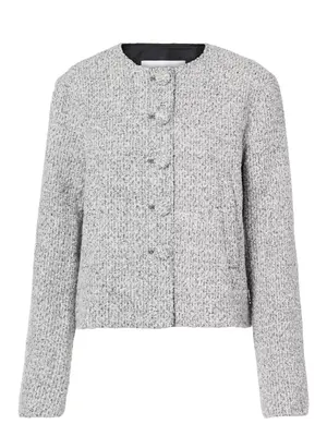 Proenza Schouler Lea Bouclé Jacket Gray