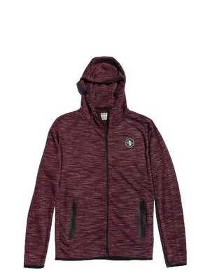 EVERYDAY CALIFORNIA Palisade Zip Up Jacket - Maroon