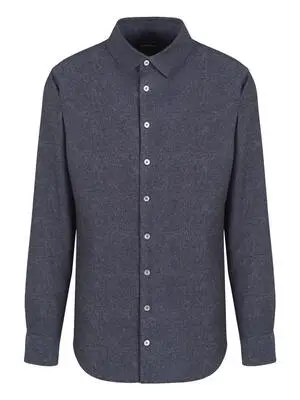 Giorgio Armani Long-sleeve Button-up Shirt - Grey
