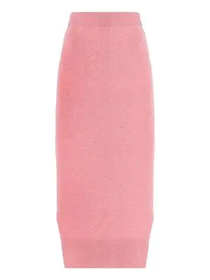 BARRIE Cashmere Knit Skirt - Pink