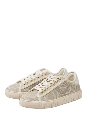 Versace Barocco Greca Sneakers - Beige