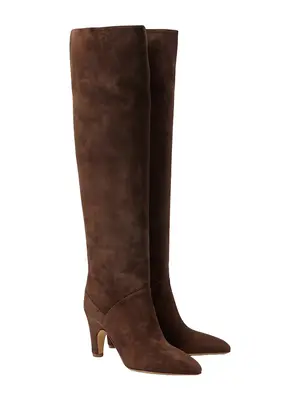 Gabriela Hearst Hana Over-the-knee Leather Boots - Brown
