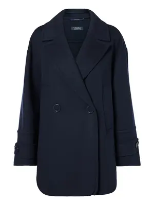 MAX MARA S Max Mara Double-Breasted Virgin Wool Jacket