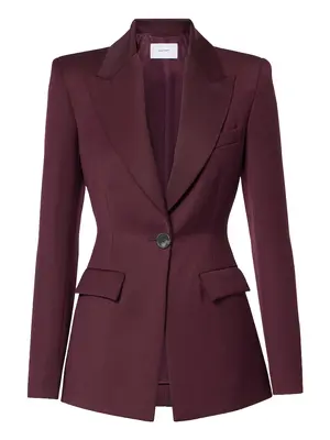 Alex Perry Single-breasted Blazer - Burgundy