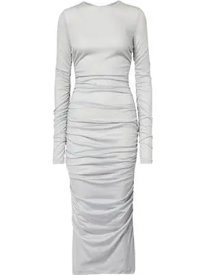 Dolce & Gabbana Wool Midi Dress - Grey