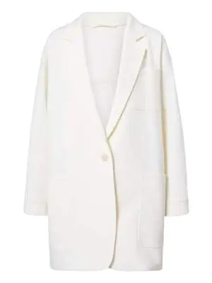 Max Mara Orlaya Wool-blend Blazer - White