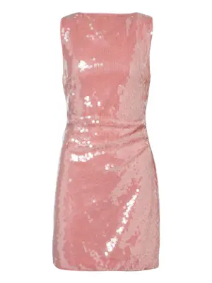 Staud Eton Sequined Minidress - Pink