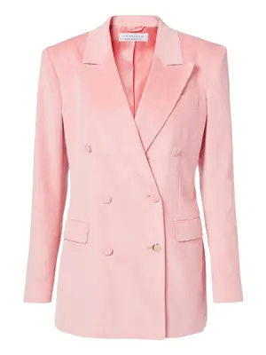 Gabriela Hearst Gavin Cotton Corduroy Blazer - Pink
