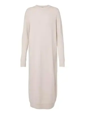 Max Mara Wool And Cashmere Sweater Dress - Beige