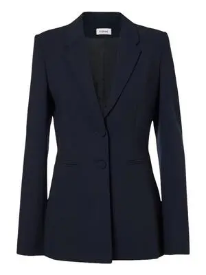 FFORME Bennet Wool-blend Crêpe Blazer Blue