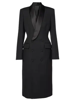 Wardrobe.NYC Wool Midi Dress - Black