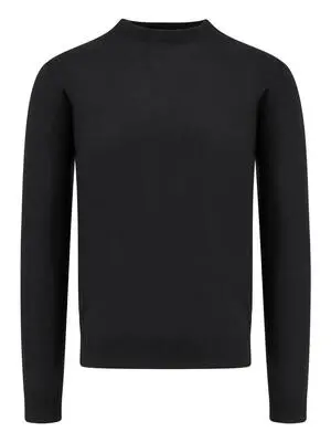 Alpha Studio Silk And Cashmere Sweater - Black