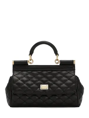 Dolce & Gabbana Small Sicily Handbag - Black