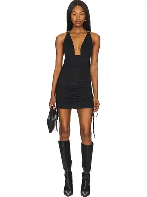 H:OURS Brooklyn Mini Dress - Black