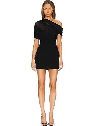 SEROYA Selma Mini Dress - Black