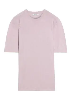 Boglioli Cotton And Silkblend Tshirt - Lilac