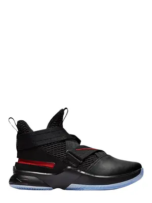 Nike LeBron Soldier 12 FlyEase Sneakers Black University Red Black