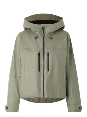 Loro Piana Abelboden Wool And Cashmere-blend Hooded Jacket - Green