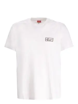 Kenzo Logo-embroidered T-shirt - White