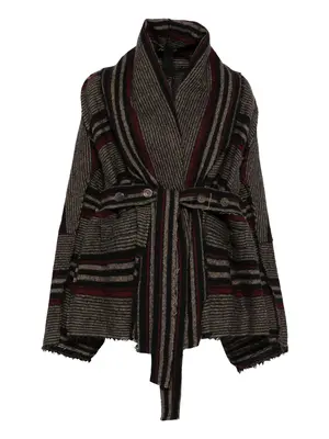 FORME D'EXPRESSION Wool Jacket - Brown