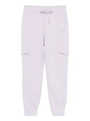 Dkny Studded-logo Track Pants - Purple