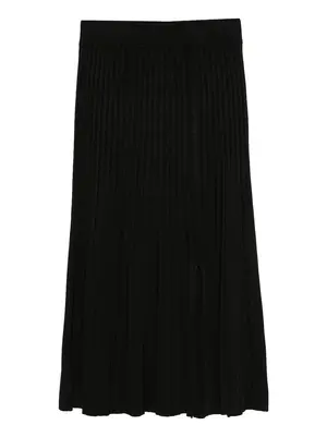 Dkny Ribbed Maxi Skirt - Black