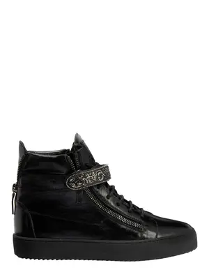 GIUSEPPE ZANOTTI Cony Deluxe High-top Sneakers - Black