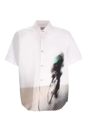 Paul Smith Cyclist Silhouette Shirt - White
