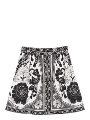 FARM RIO FARM Rio Flower Leopard Mini Skirt
