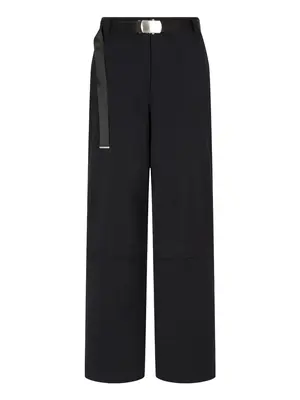 STUDIO TOMBOY Wool Belted Trousers - Black