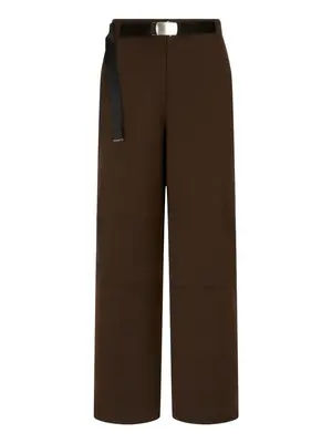 STUDIO TOMBOY Wool Belted Trousers - Brown