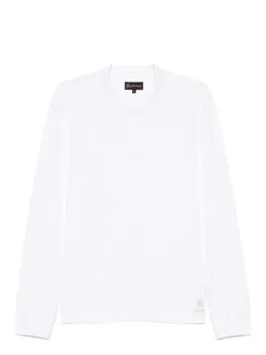 BARACUTA Henley T-shirt - White