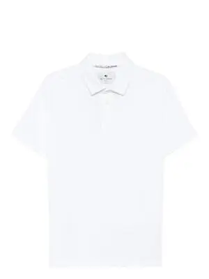 Etro Pegaso-embroidered Polo Shirt - White