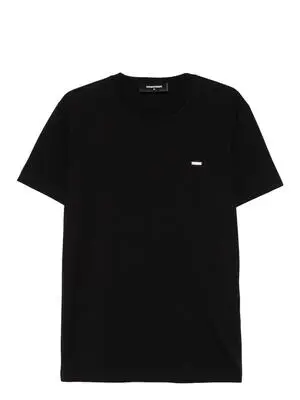 Dsquared2 Logo-plaque T-shirt - Black