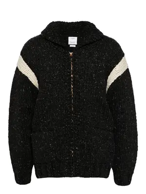 Visvim Zip-up Cardigan - Black