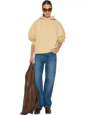 REFORMATION Tessa Relaxed Hoodie - Yellow