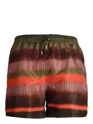 Paul Smith Striped Swim Shorts - Green