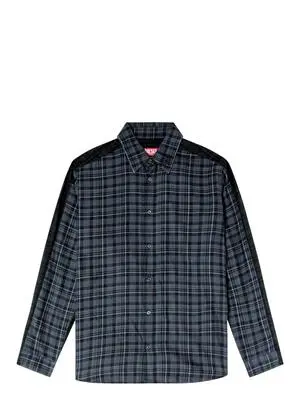 DIESEL S-simply-check Shirt - Blue