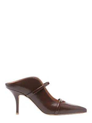 MALONE SOULIERS 70mm Maureen Mules - Brown