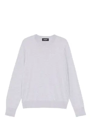 Dsquared2 Logo-appliqué Sweater - Grey
