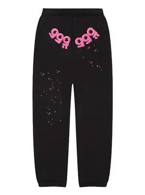 SP5DER Angel Number Sweatpant - Black