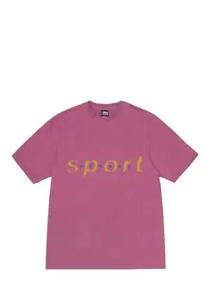 StÜssy Dot Sport T-shirt - Berry