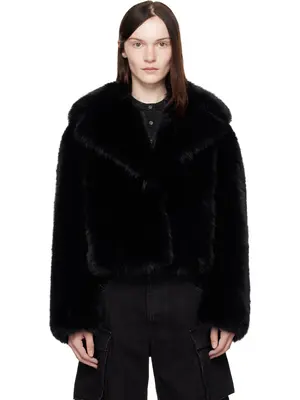 STAND STUDIO Stand Studio Samara Faux-Fur Jacket 89900 Black