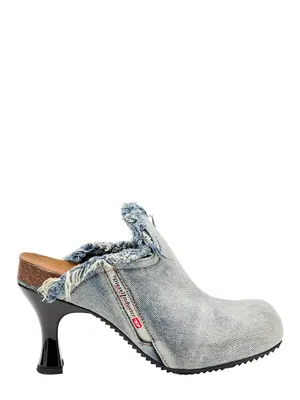 DIESEL® 80mm D-woodstock Mules - Blue
