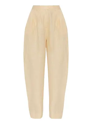 Posse Tailored Tapered Trousers - Neutrals