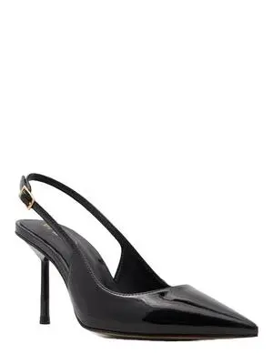 Aldo Seralina Pointed-toe Slingback Pump - Black
