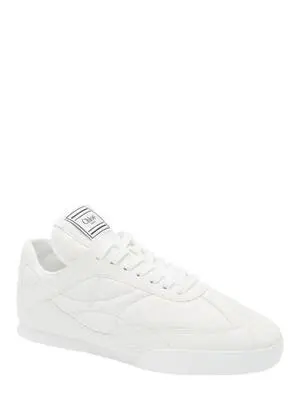 Chloé Kick Leather Sneaker - White