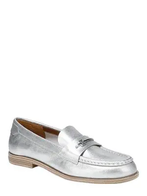 Franco Sarto SARTO By Franco Sarto Riley Bit Loafer Silver Leather